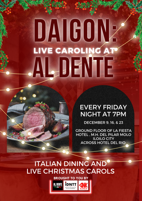 GNK DAIGON FOR A CAUSE: Live Caroling at Al Dente | Nile on Weekends
